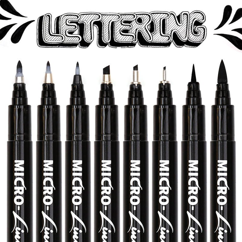 Calligraphy Lettering Art Markers Bundle – Too Shiny For Ya